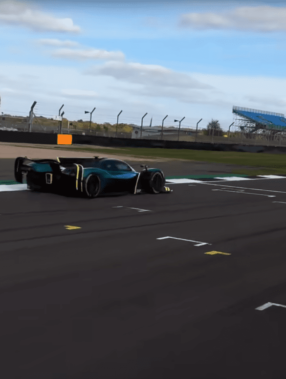 The AMR Valkyrie Pro Driven Flat Out At Its Official Launch