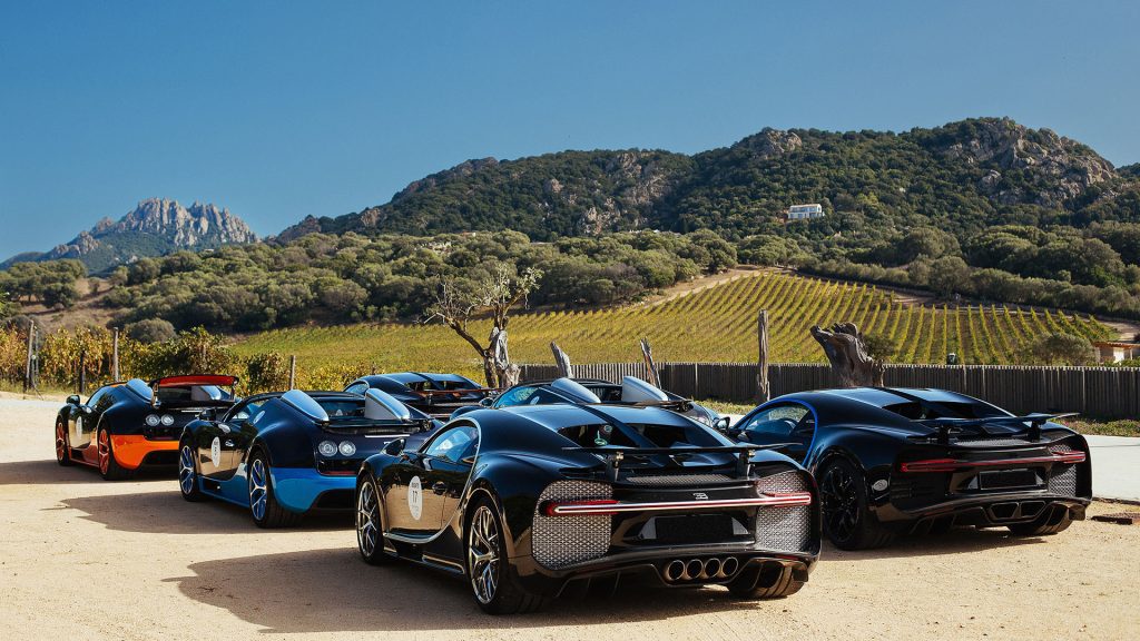 Bugatti Grand Tour explores Sardinia