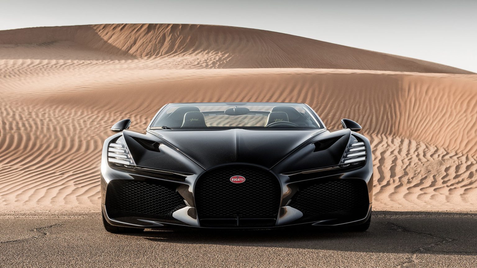 The Bugatti W16 Mistral in the Middle East
