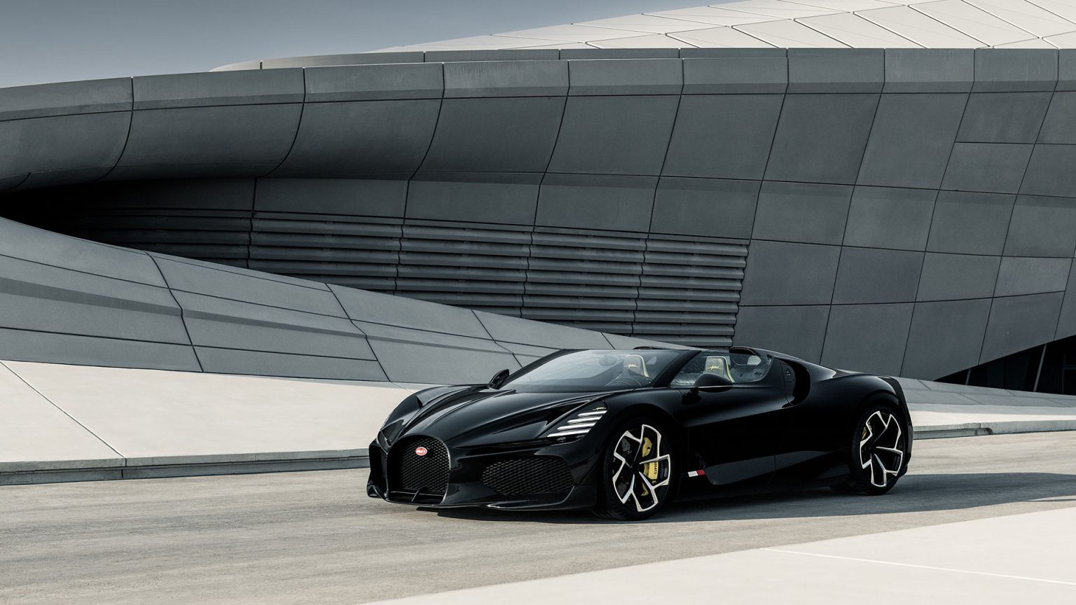 The Bugatti W16 Mistral in the Middle East