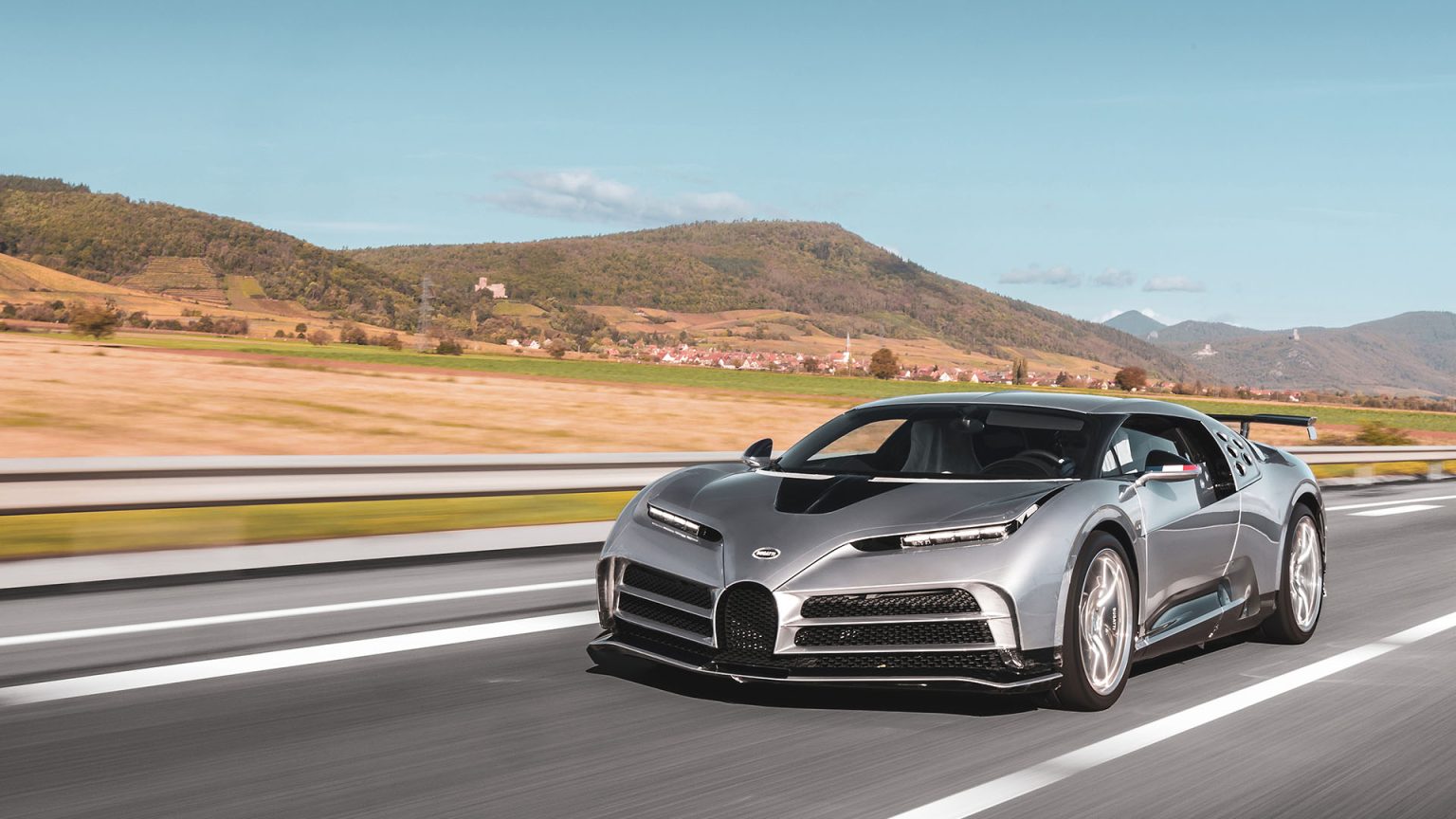 Driving the Bugatti Centodieci