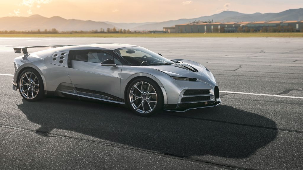 Driving the Bugatti Centodieci