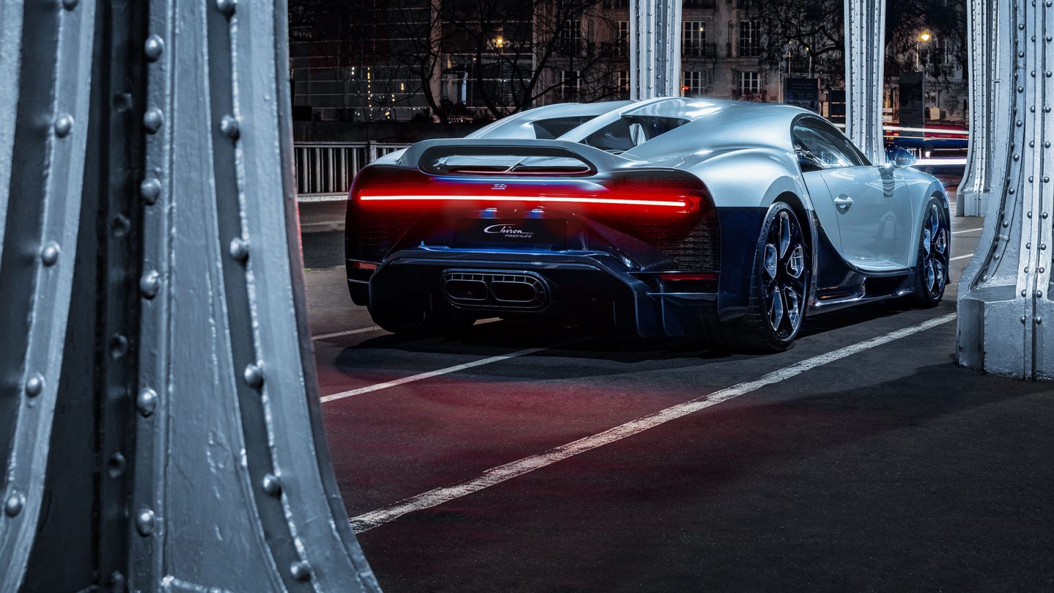 The Bugatti Chiron Profilée arrived in Paris, France