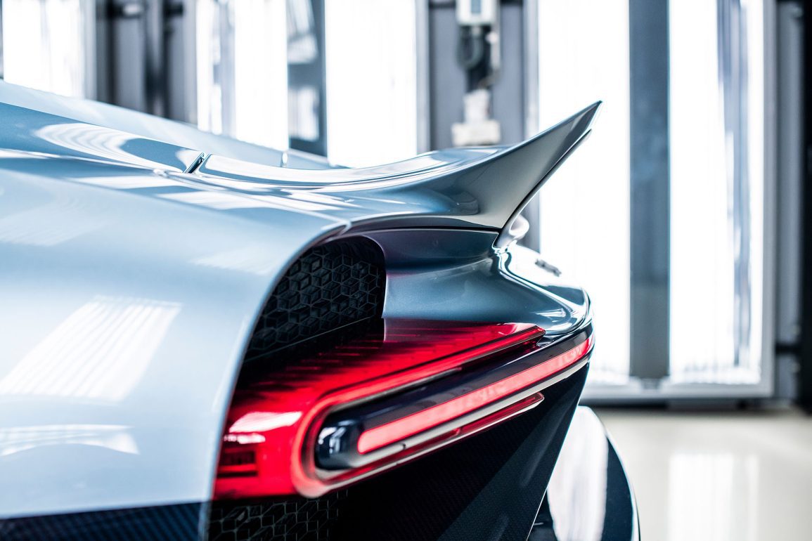 The Bugatti Chiron Profilée arrived in Paris, France