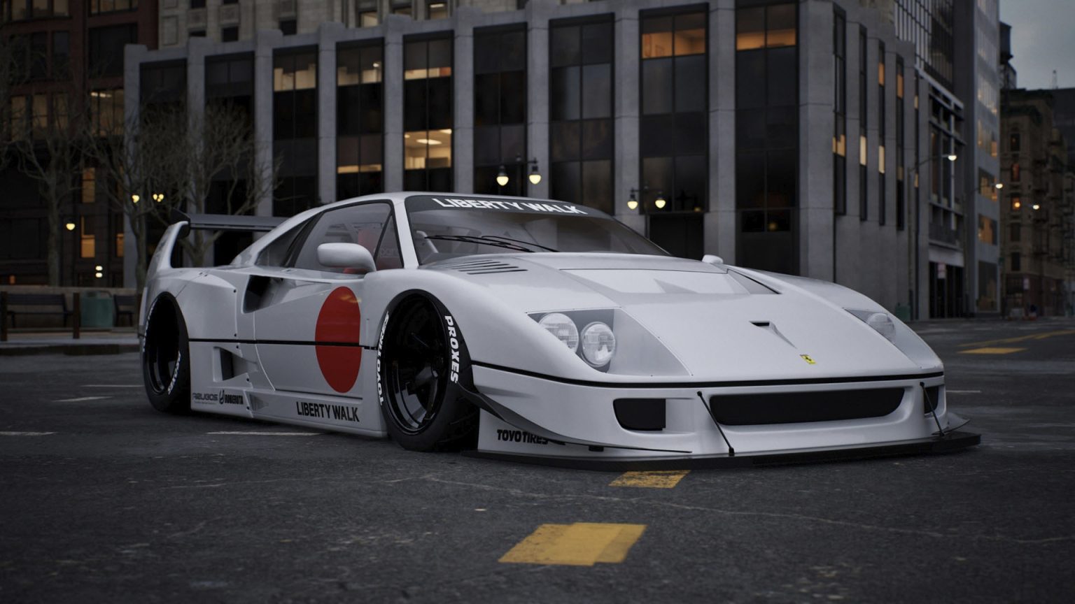 Probably the most controversial Ferrari F40 in the world