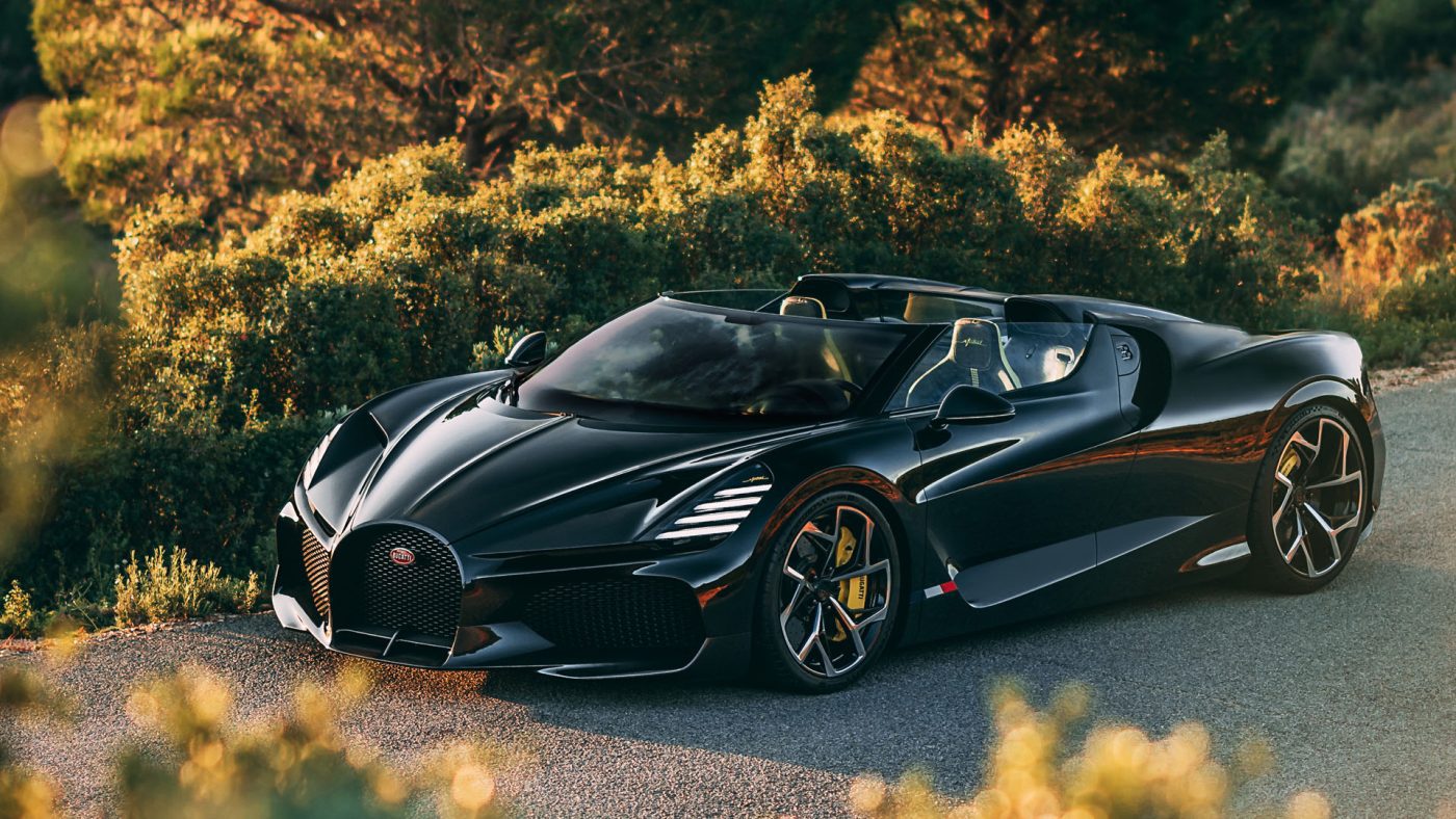 Bugatti’s ultimate roadster meets the mistral