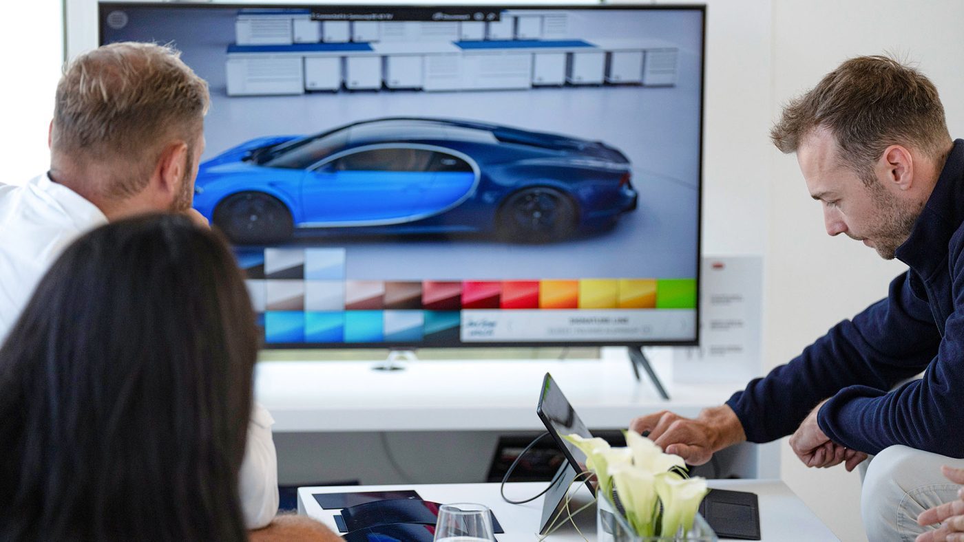 How Bugatti creates the perfect paintwork