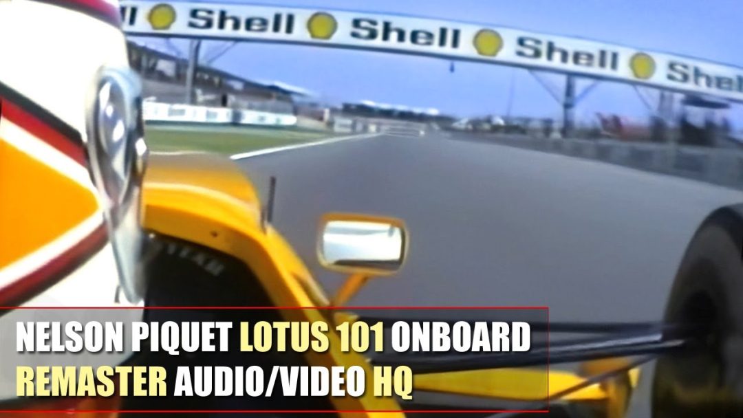 VIDEO: Nelson Piquet Onboard Lotus 101 Judd At The 1989 British Grand Prix