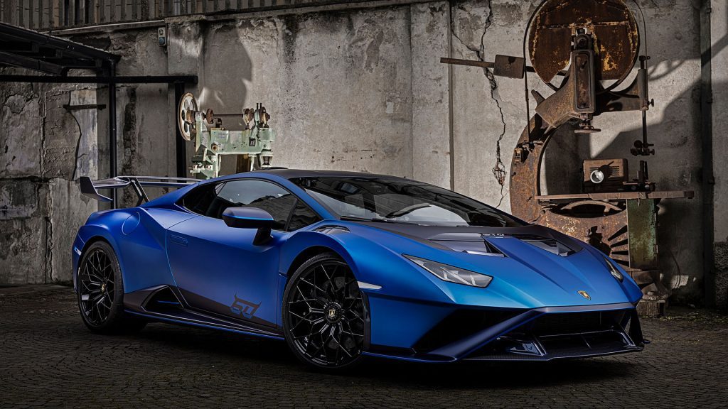 The Lamborghini Huracan 60th Anniversary at Milan Design Week