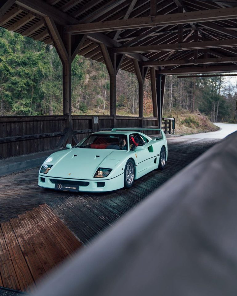 Car Of The Day: Verde Pallido Ferrari F40