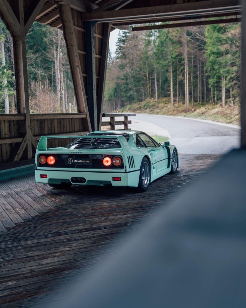 Car Of The Day: Verde Pallido Ferrari F40