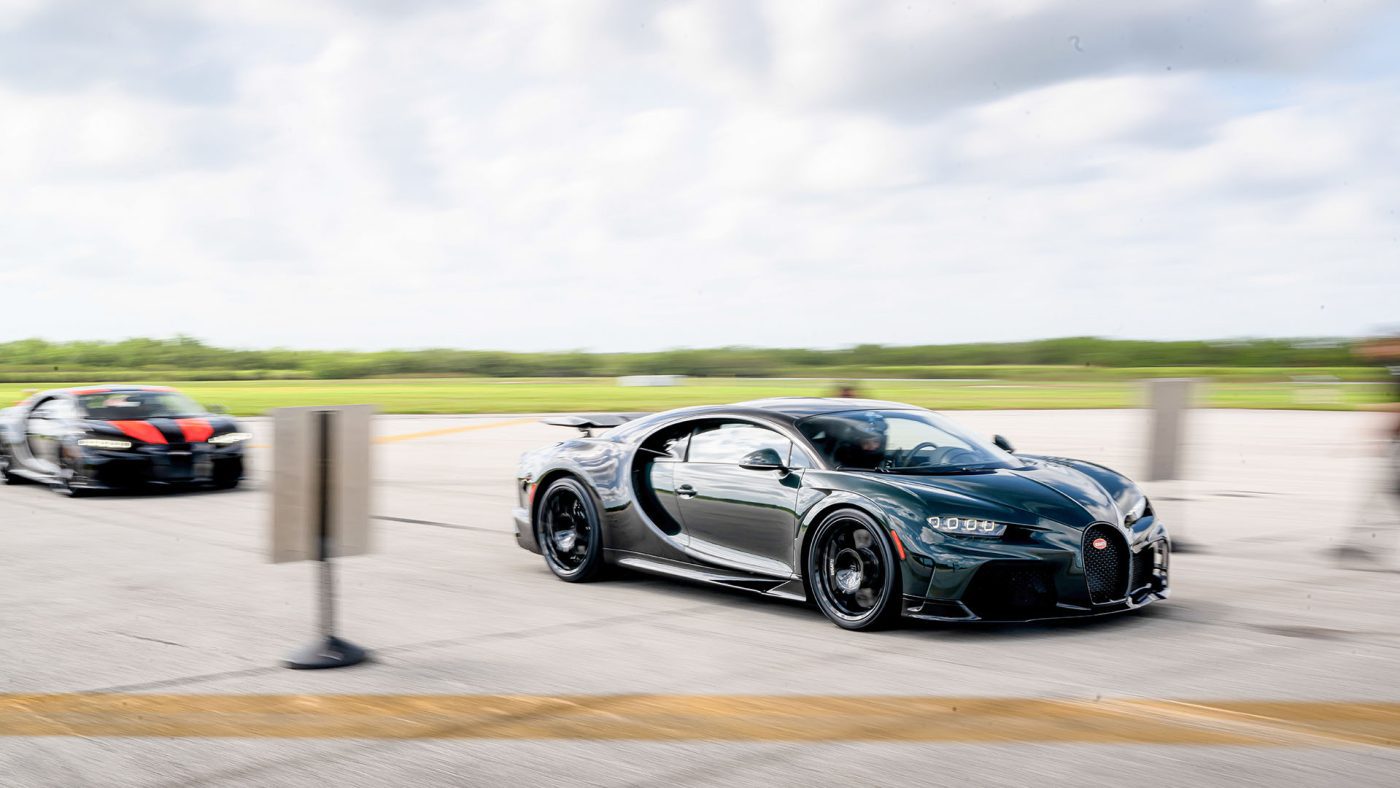 Driving a Bugatti at 400 km/h
