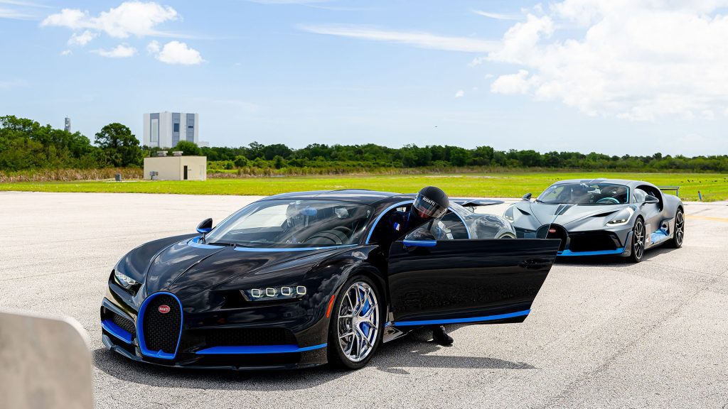 Driving a Bugatti at 400 km/h