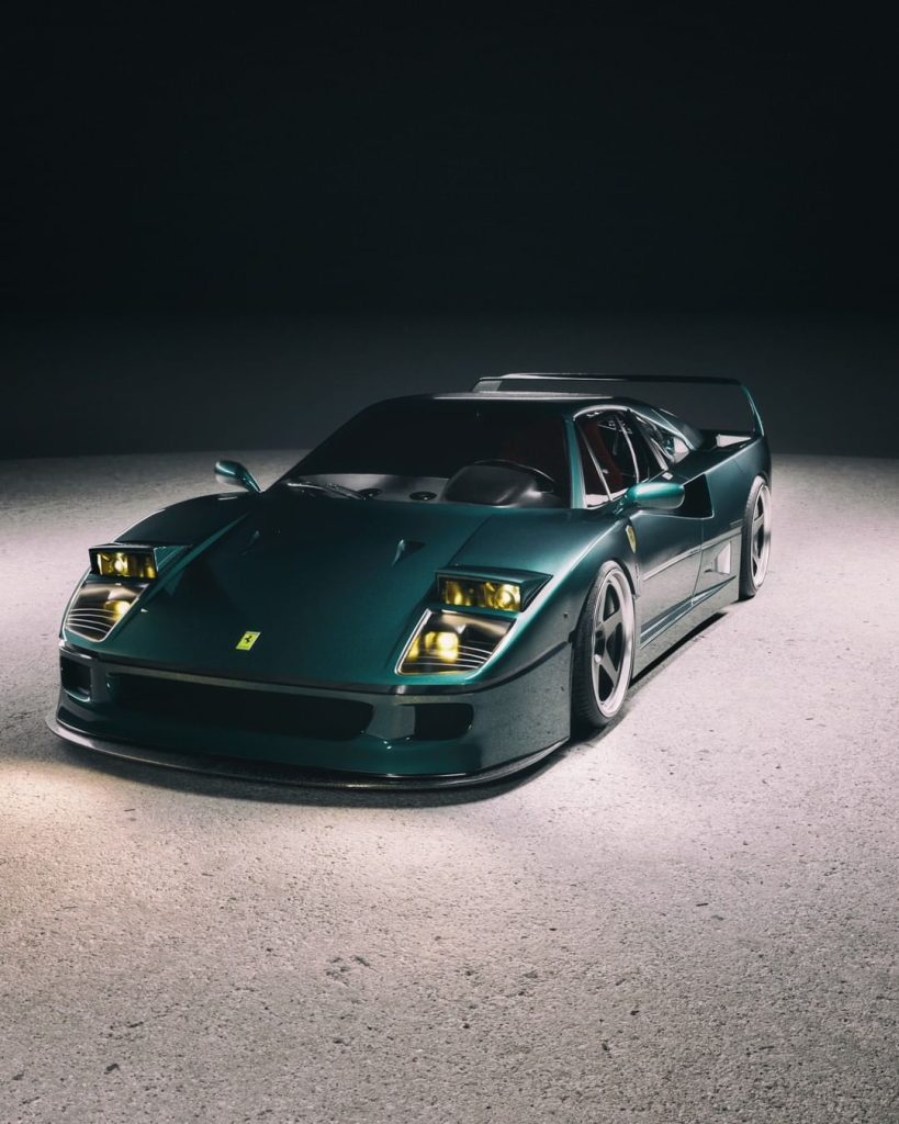 Automotive Of The Day: Ferrari F40 In ’Verde Abetone’ - Cars Blog