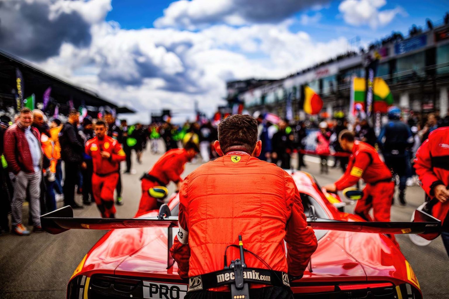 Ferrari reaches the podium at Nürburgring