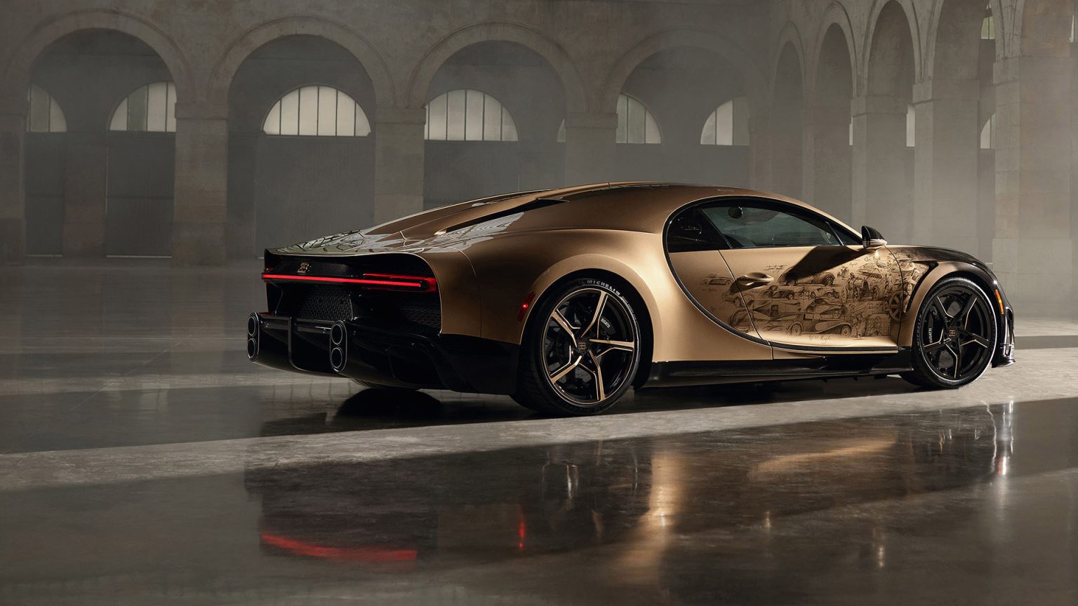 Two unique Bugatti EB110s