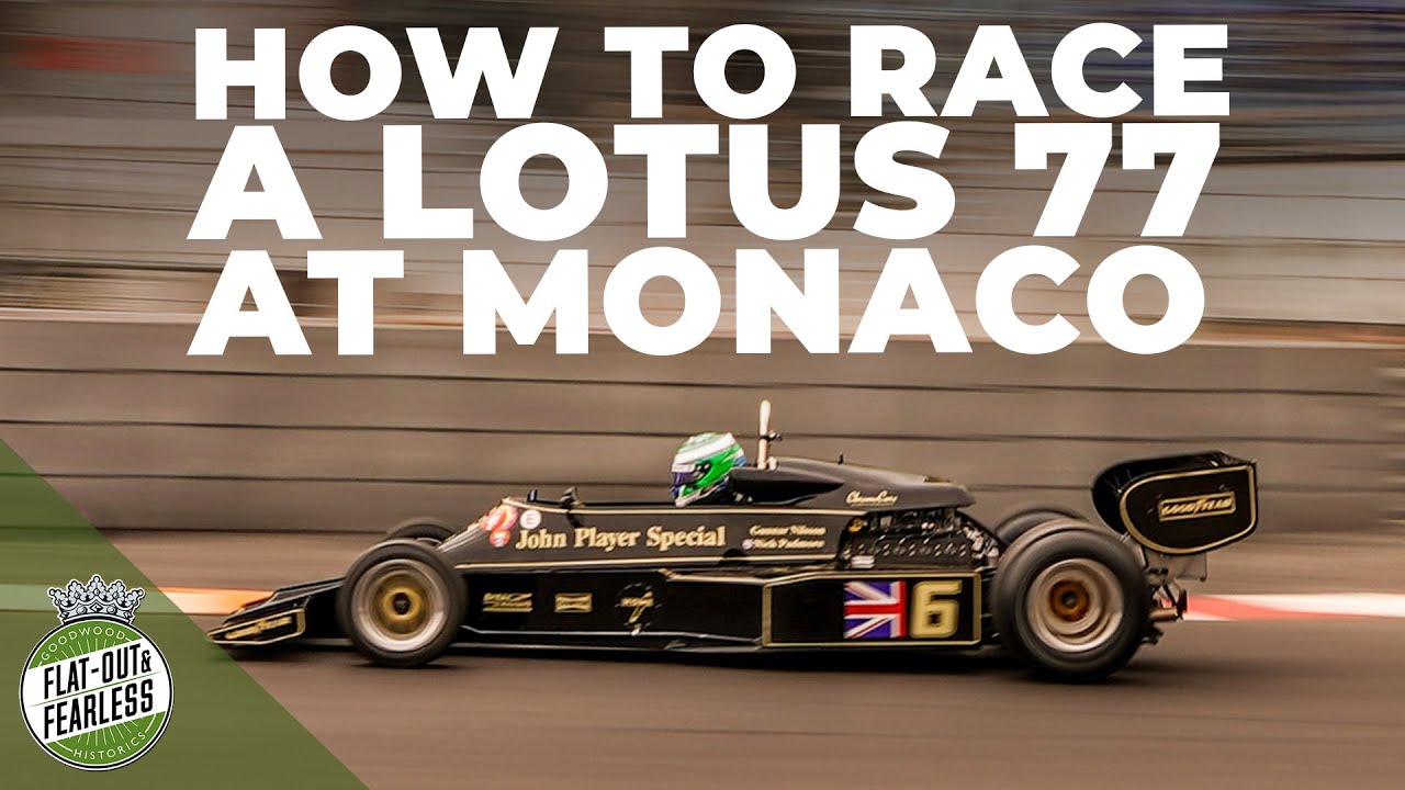 VIDEO: Racing A Lotus 77 Around Monaco