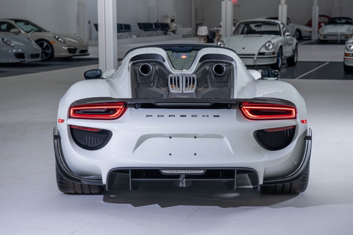 FOR SALE: One-off Porsche 918 Spyder 'Weissach Package' with only 12 ...