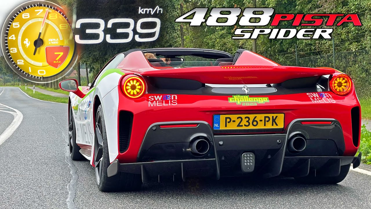 Watch And Listen As The Ferrari 488 Pista Spider Unleashes Its V8 ...
