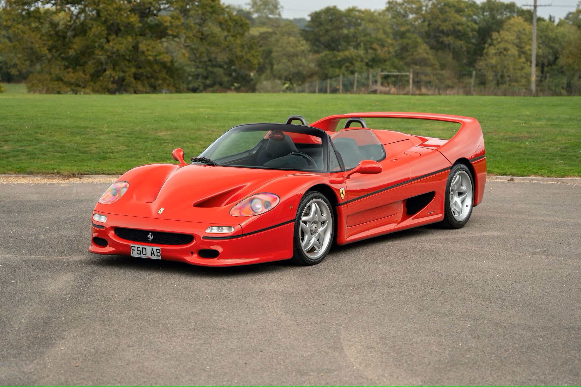 FOR SALE: Ferrari F50 Formerly Owned By Rod Stewart Is Now Available ...
