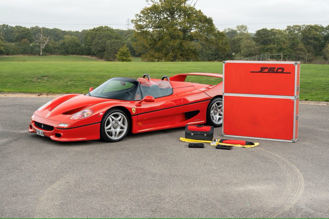 FOR SALE: Ferrari F50 Formerly Owned By Rod Stewart Is Now Available ...