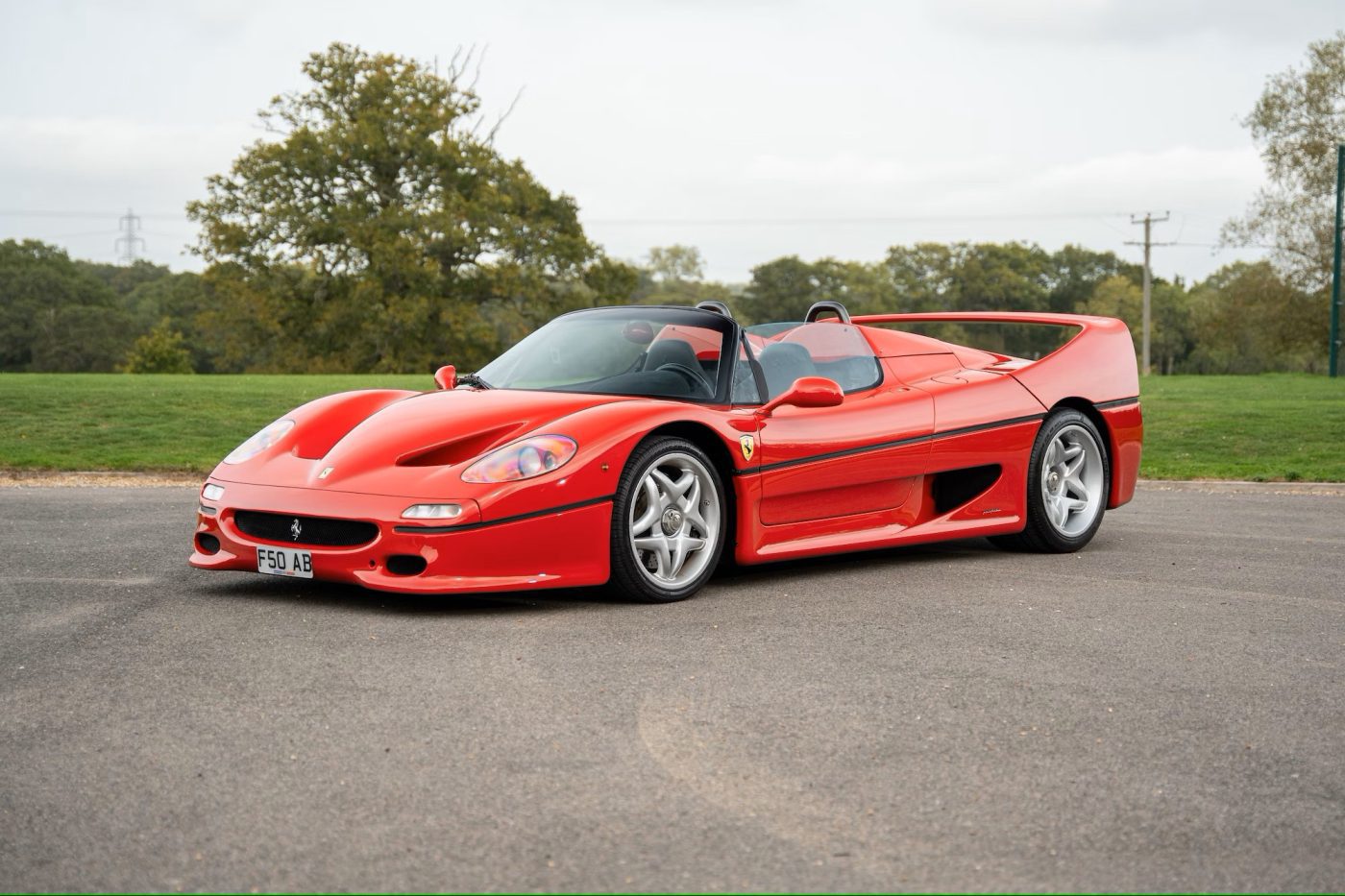 FOR SALE: Ferrari F50 Formerly Owned By Rod Stewart Is Now Available ...