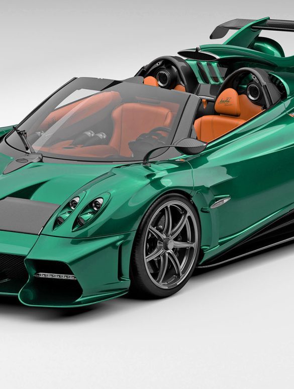 The best-performing open-top Pagani ever, the Imola Roadster