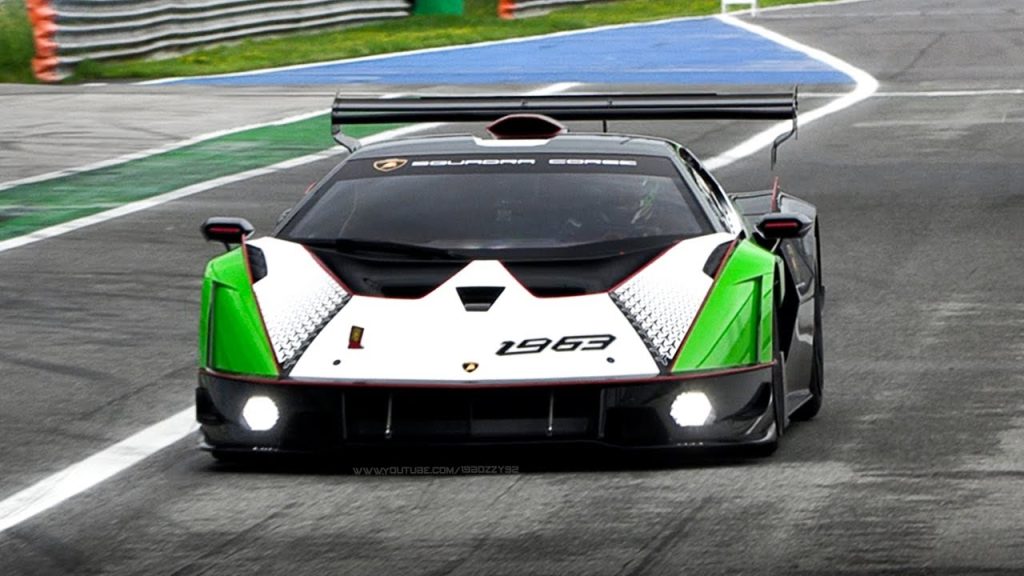 Lamborghini Essenza SCV12 Tears Up The Monza Circuit With Its Screaming ...