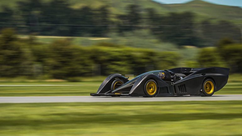 The Rodin FZERO hypercar in action