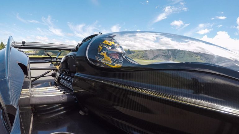 The Rodin FZERO hypercar in action