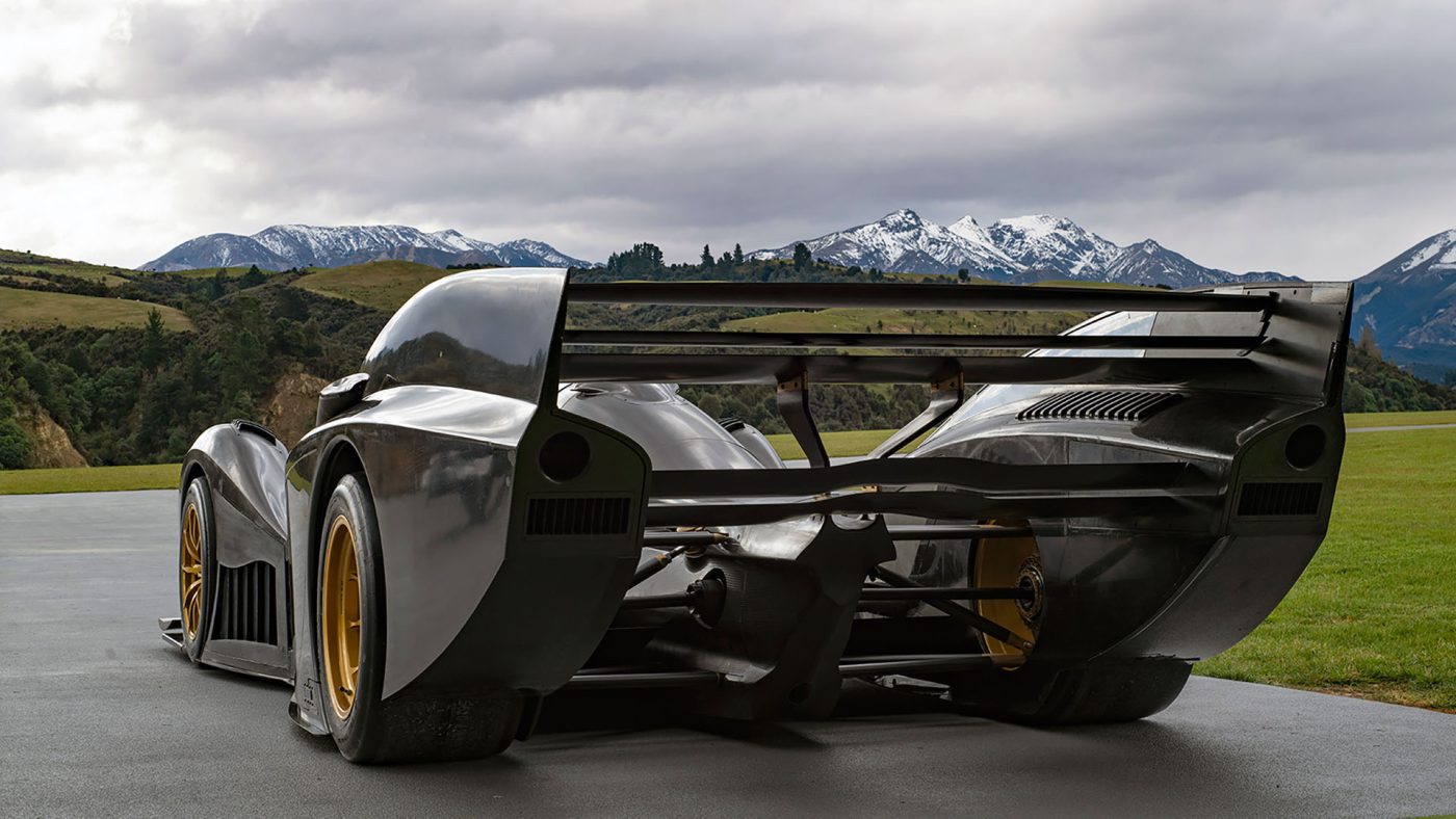 The Rodin FZERO hypercar in action