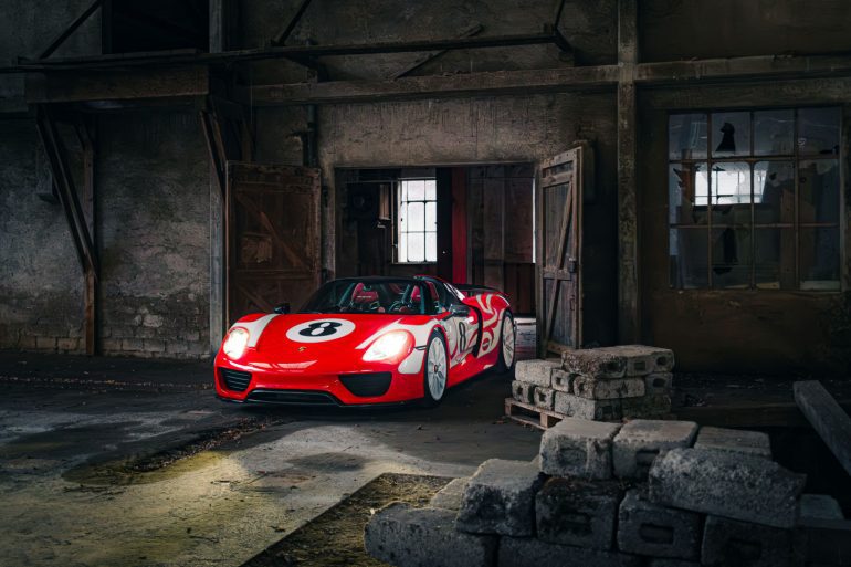 Ultra-Rare Porsche 918 Spyder With ‘Psychedelic Design’ Livery Headed ...