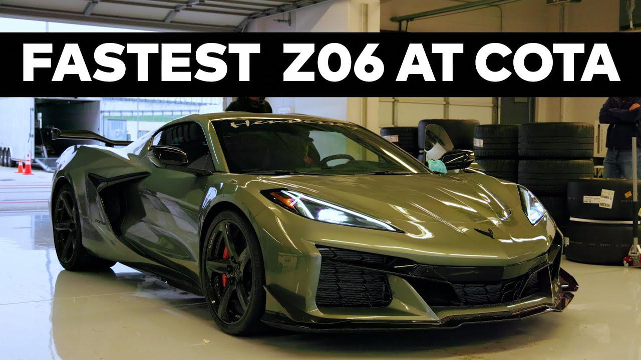 VIDEO: Watch A C8 Corvette Z06 Set An Outstanding Lap Time Around COTA