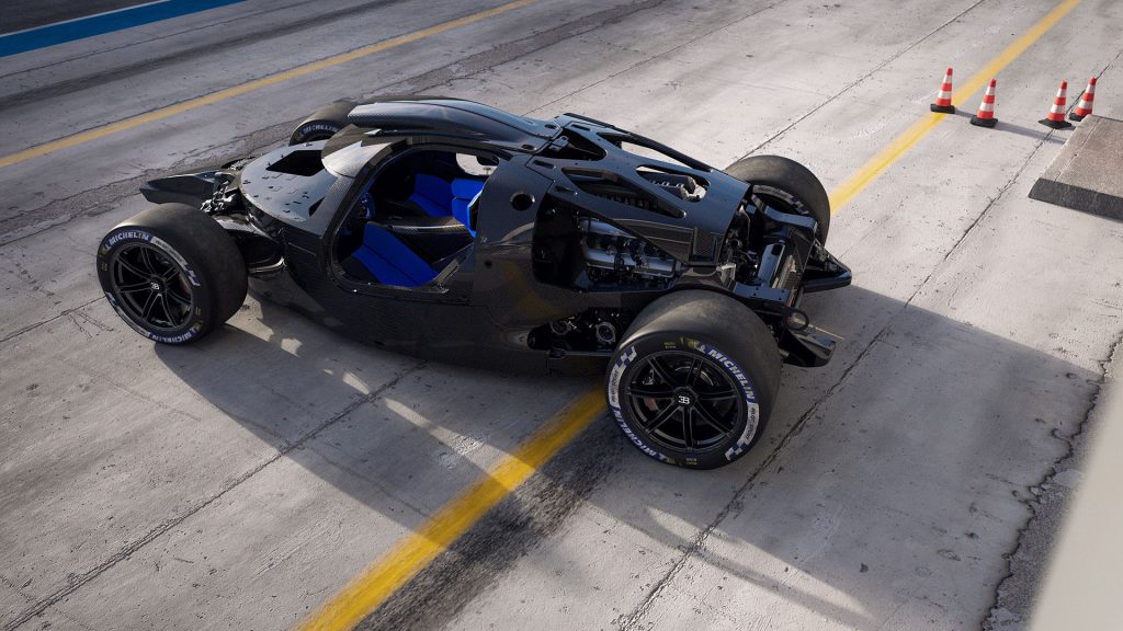 Bugatti is working hard to develop their Bolide chassis to the highest ...