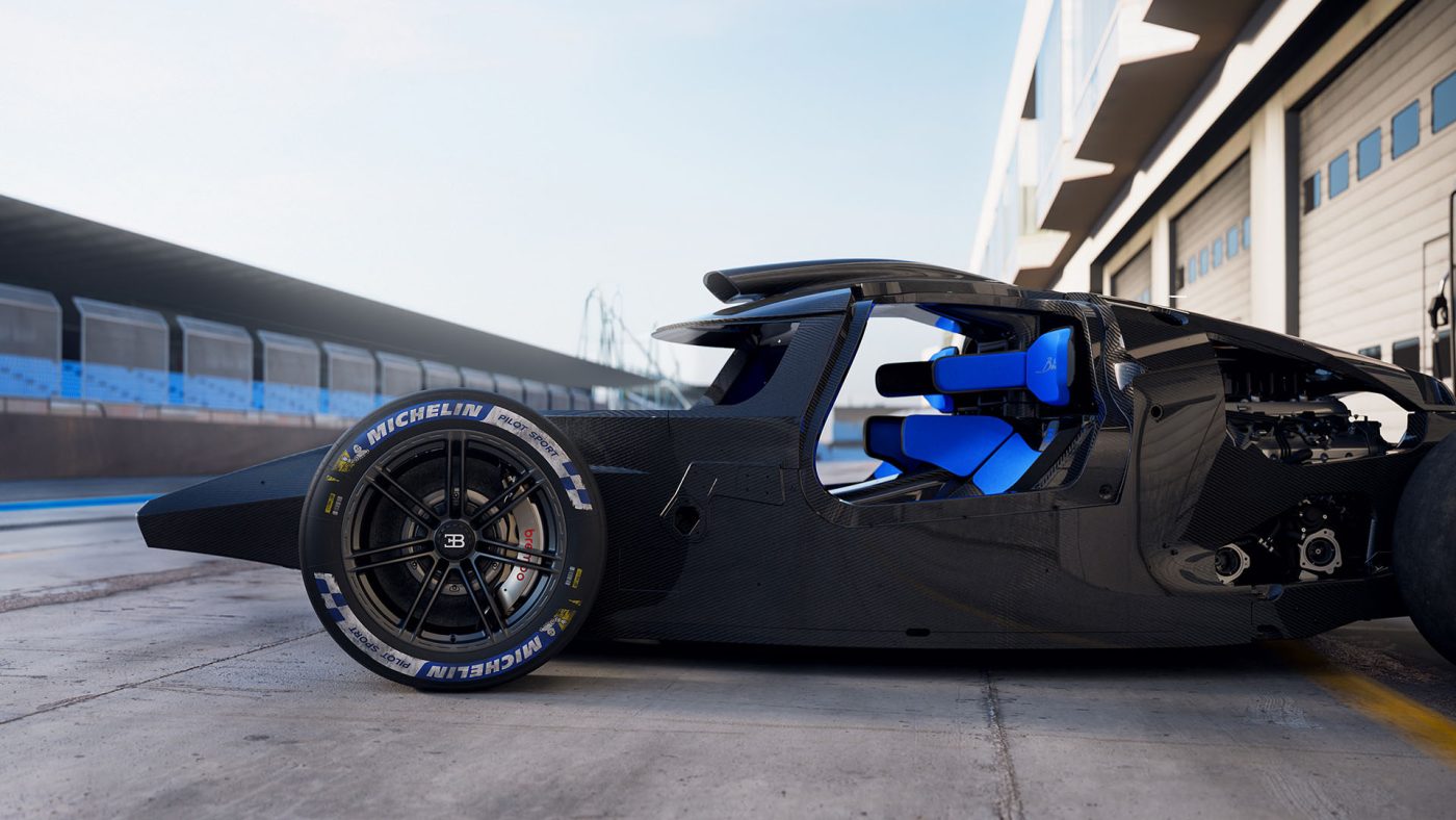 Bugatti is working hard to develop their Bolide chassis to the highest ...