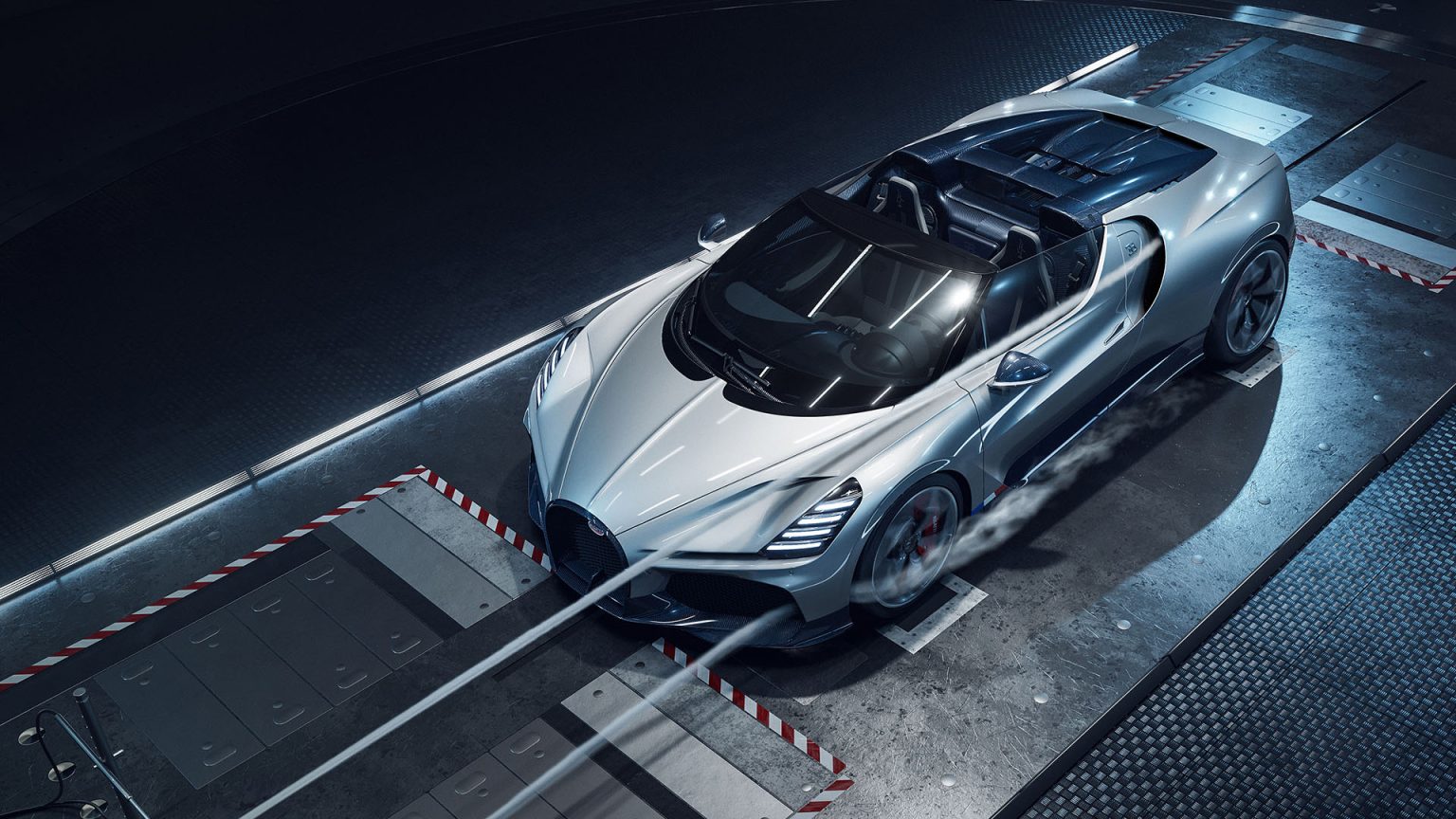 The Bugatti Mistral redefines roadster aerodynamics