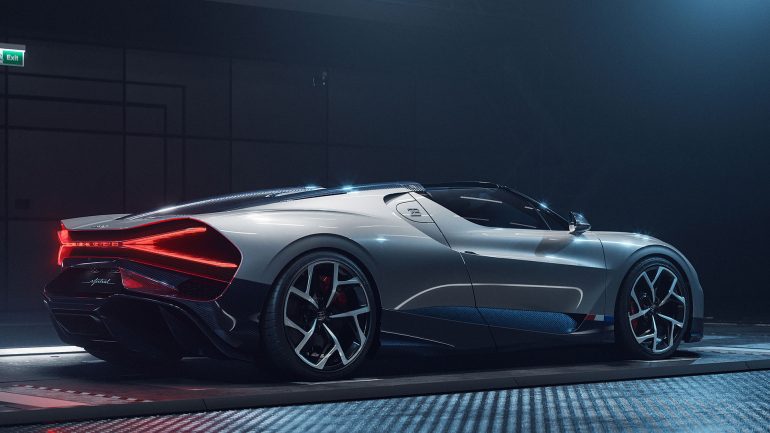 The Bugatti Mistral redefines roadster aerodynamics