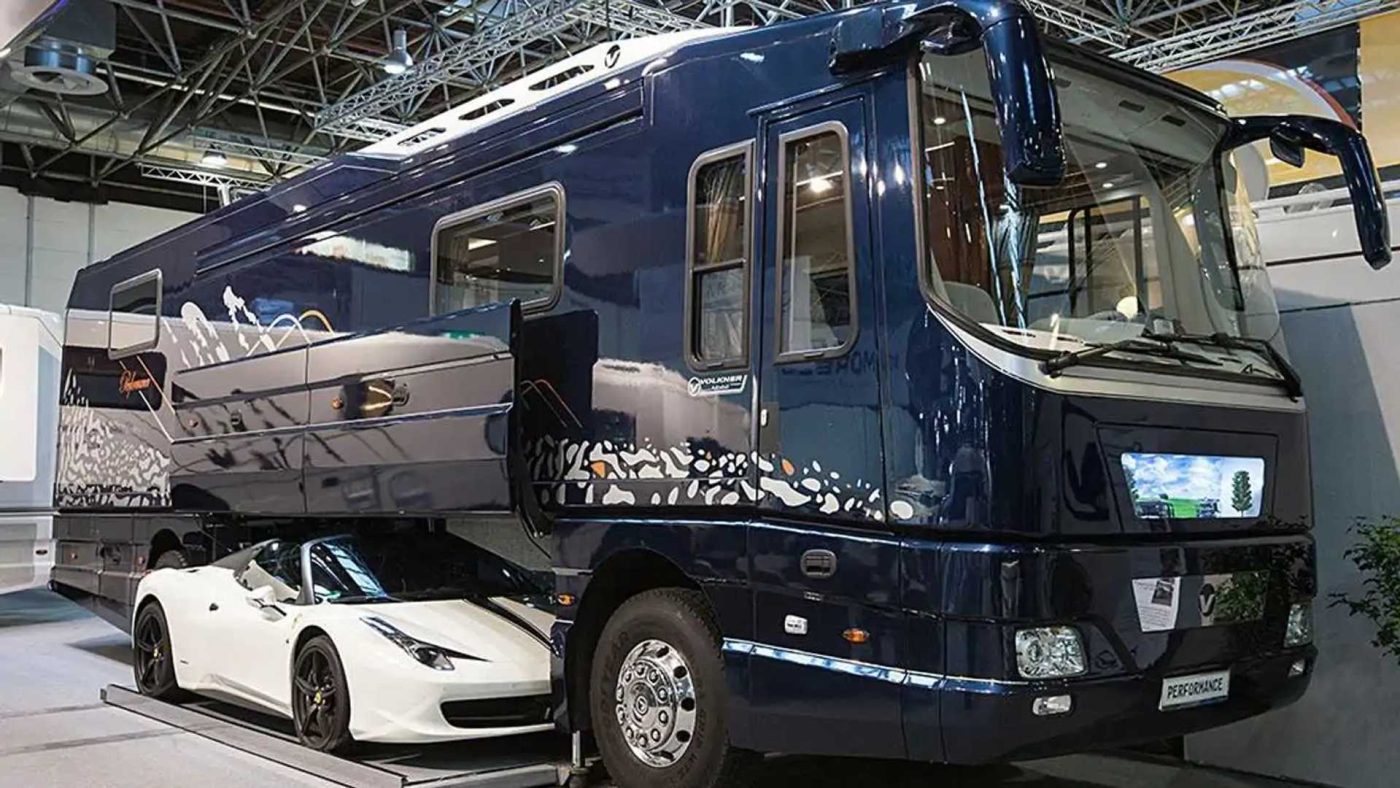 The Volkner Mobil Performance S: Mega Motorhome With a Supercar Garage