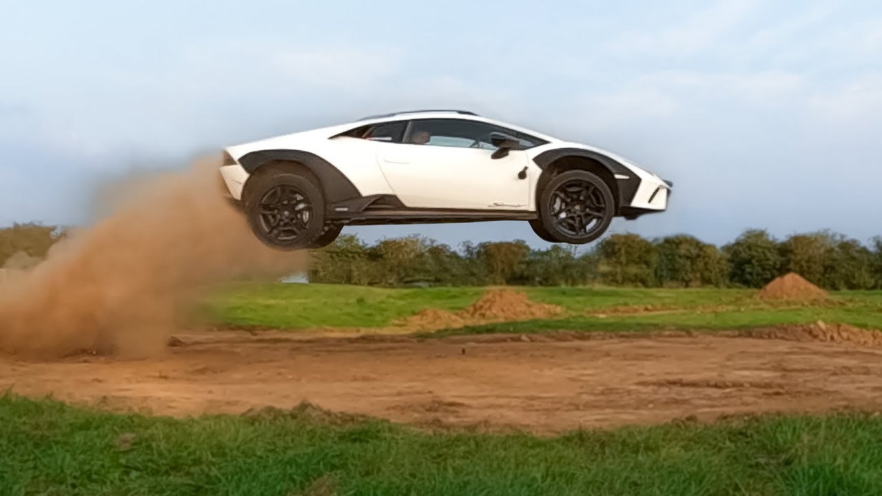 VIDEO: Jumping A Lamborghini Huracan Sterrato
