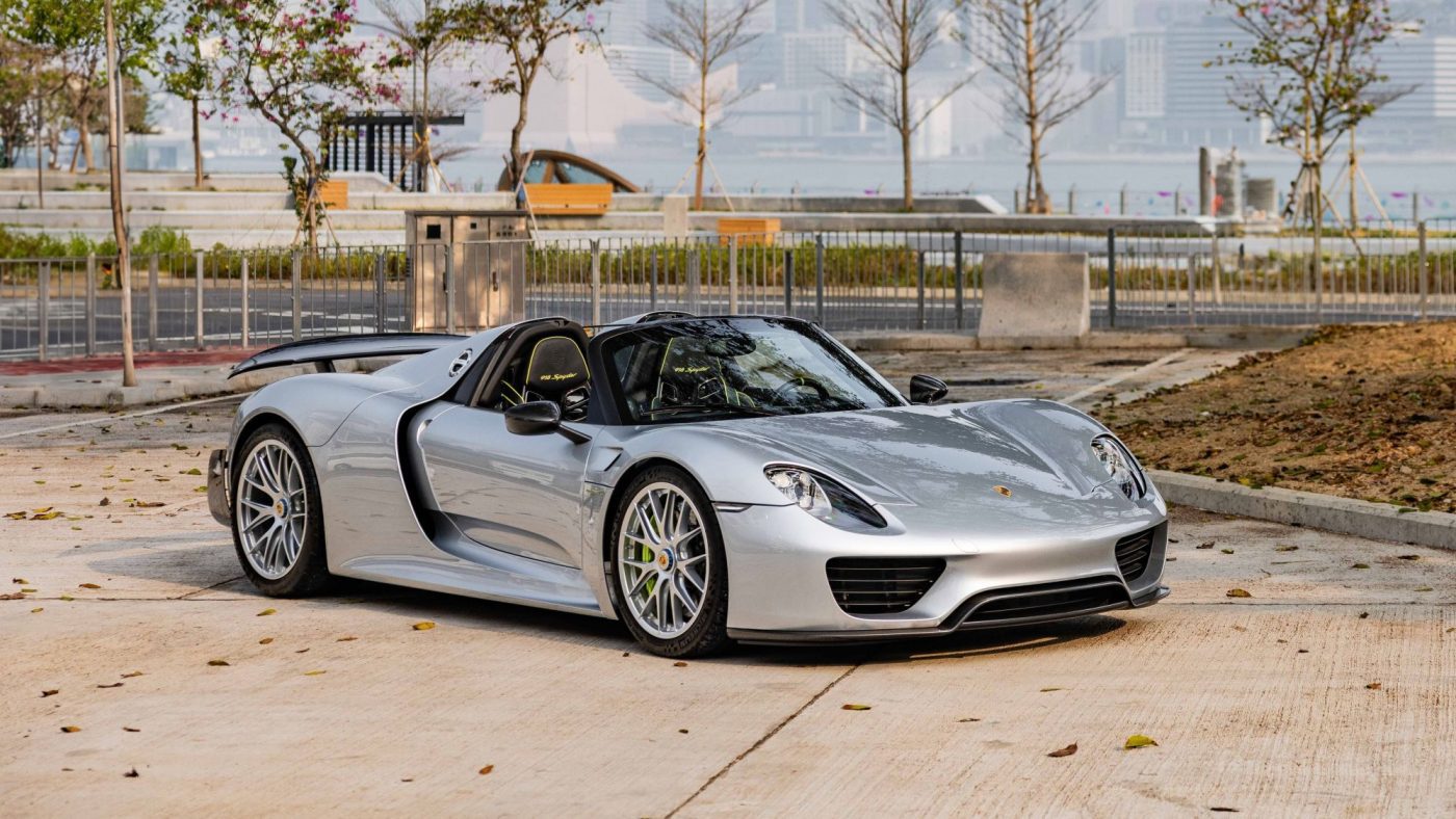 Never Driven Or Road Registered Porsche 918 ‘Weissach’ Spyder Heading ...