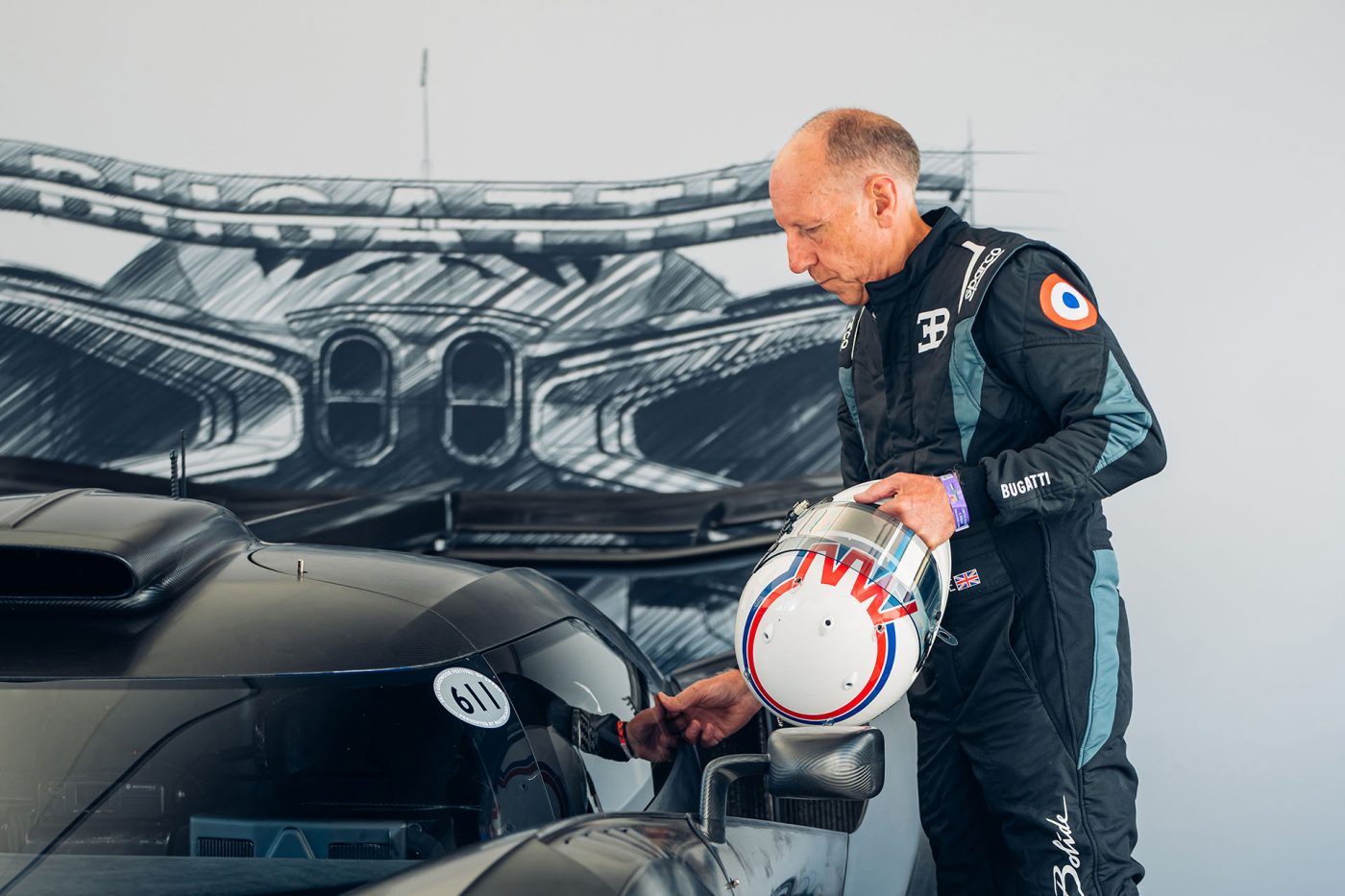 VIDEO: Andy Wallace drives the Bugatti Bolide