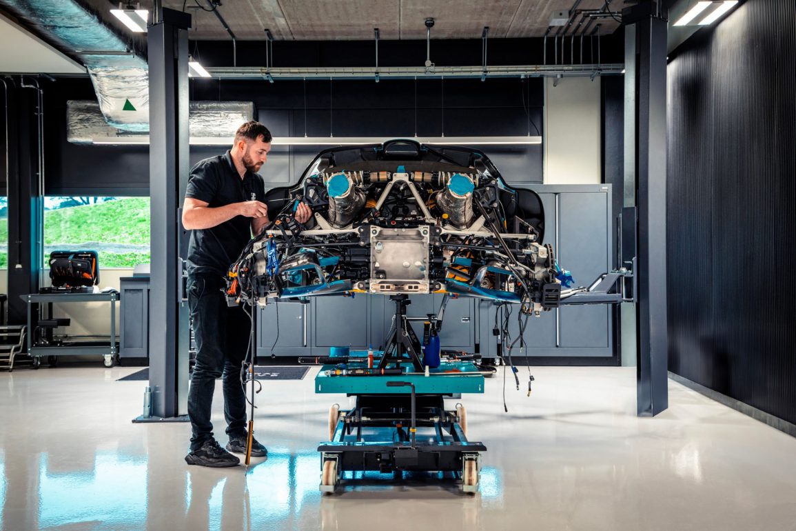 Gordon Murray Automotive's new T.50 production line