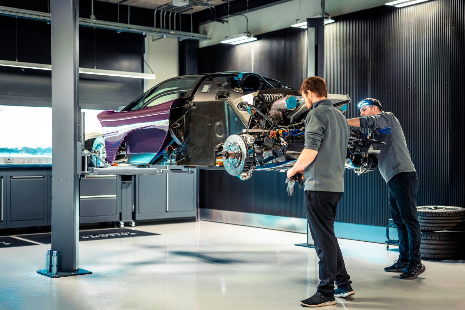 Gordon Murray Automotive's new T.50 production line