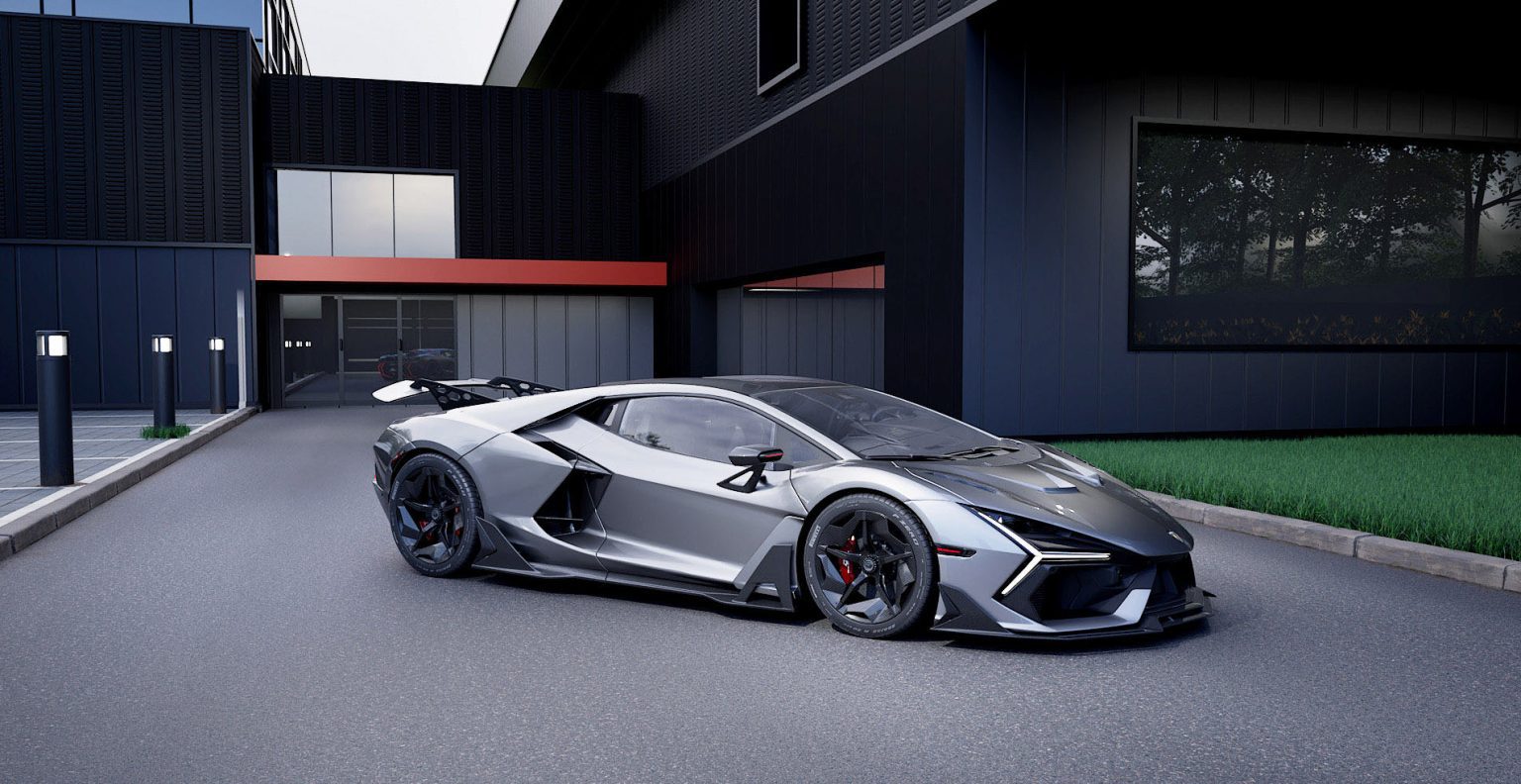 Check out the new Aero kit from Duke Dynamics for the Lamborghini Revuelto