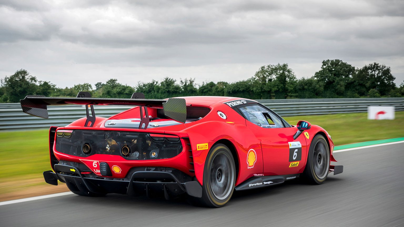 The track debut of the Ferrari 296 Challenge