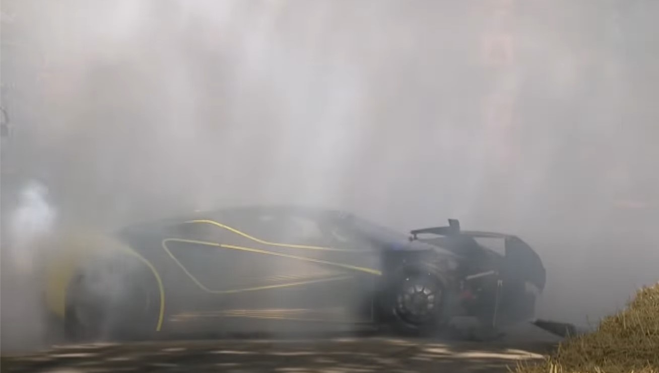 VIDEO: 2,000-HP Lotus Evija X Crashes at Goodwood Festival of Speed
