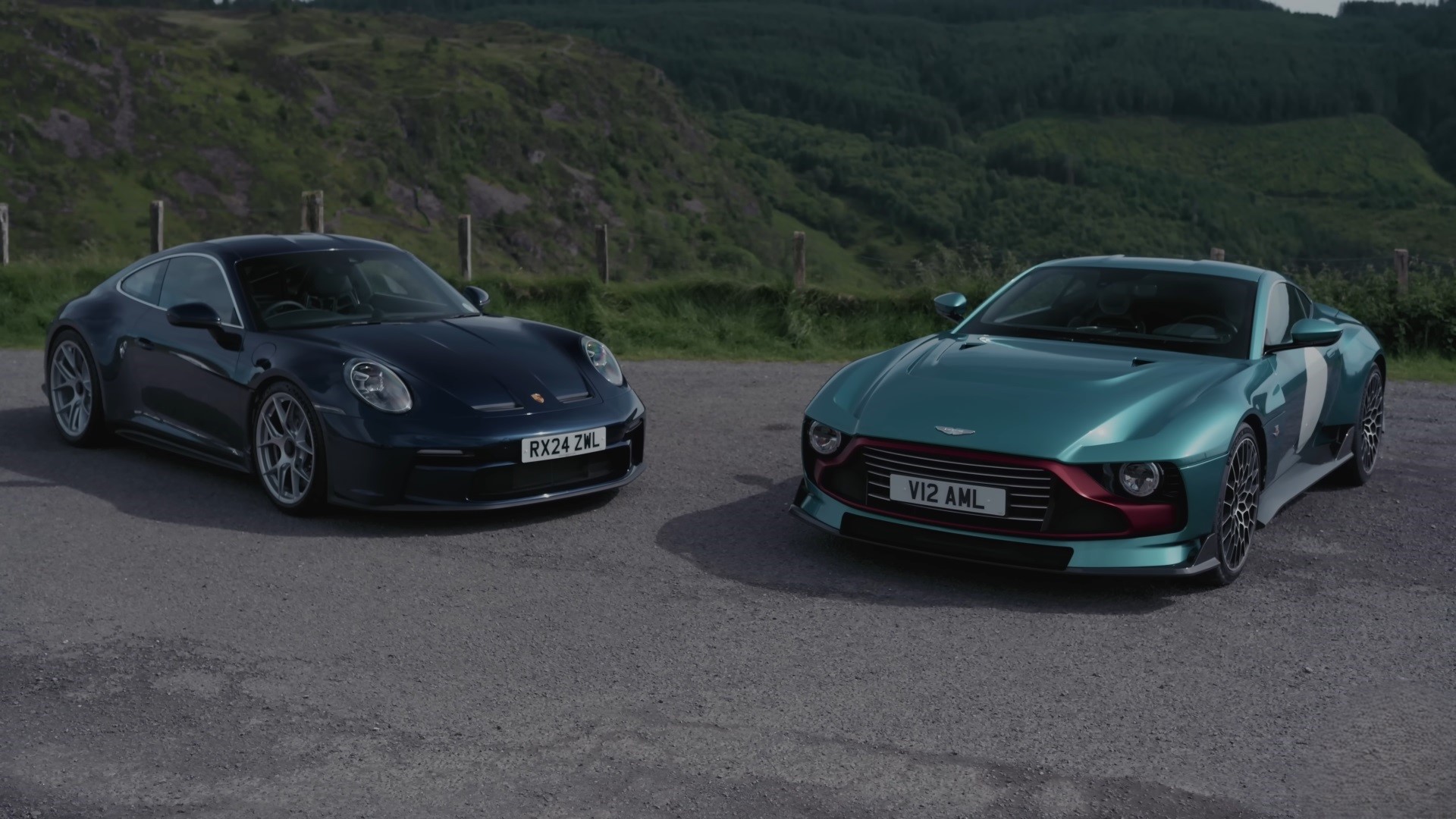 VIDEO: Comparing the Aston Martin Valor and Porsche 911 S/T