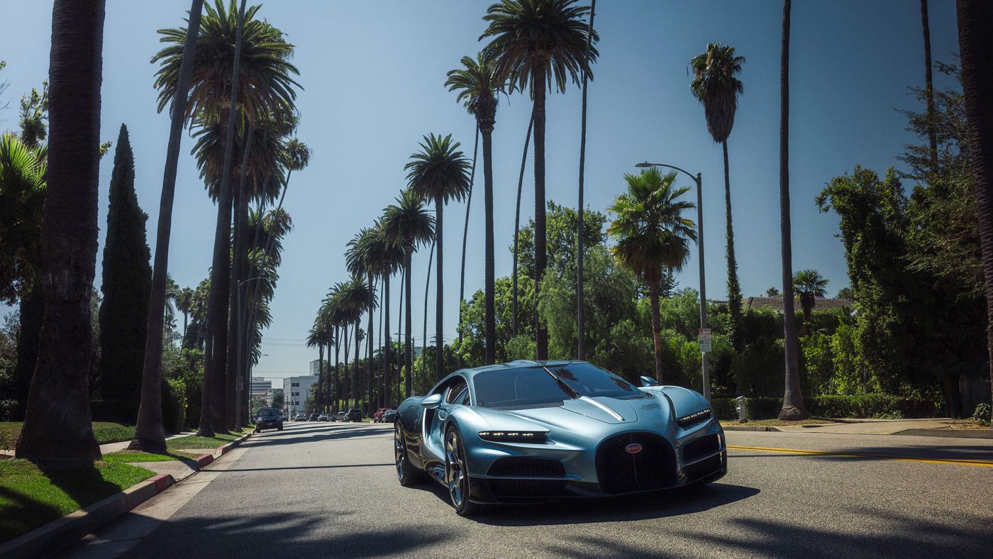 The Bugatti Tourbillon takes over California