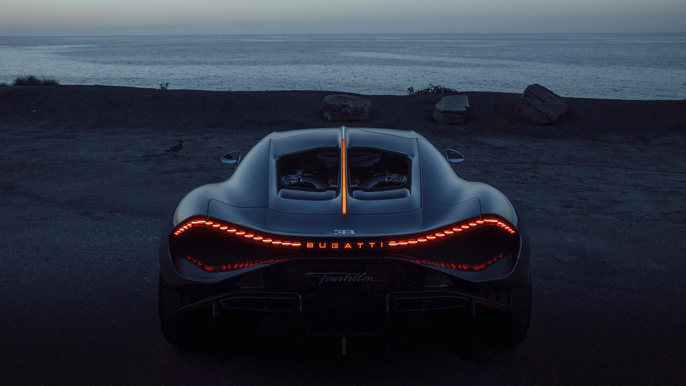 The Bugatti Tourbillon takes over California