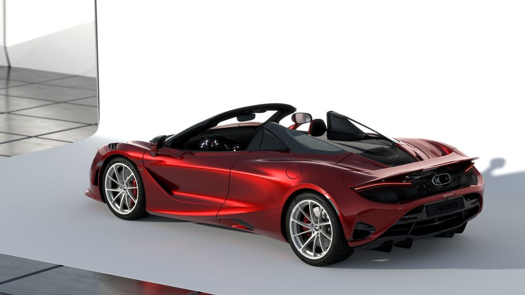 The McLaren 750S now comes with new MSO Contrast Packs